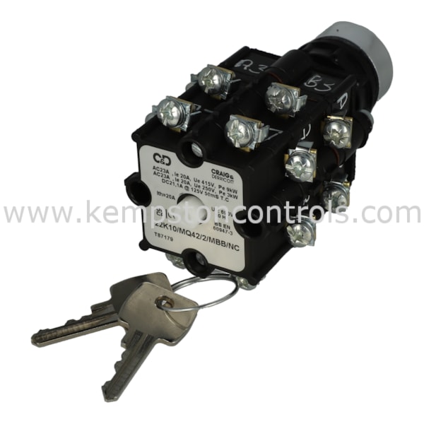 Craig And Derricott 22K10/MQ42/2/MBB/NC CRAIG AND DERRICOTT KEY ...