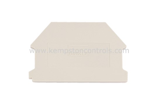 Dinkle DK2.5NC-TN DINKLE 2.5 & 4MM 3 WAY DIN TERMINAL END COVER ...