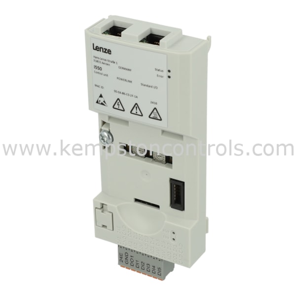 Lenze I5CA5N02000VA0000S LENZE I550 CONTROL UNIT, STANDARD I/O, 50HZ ...