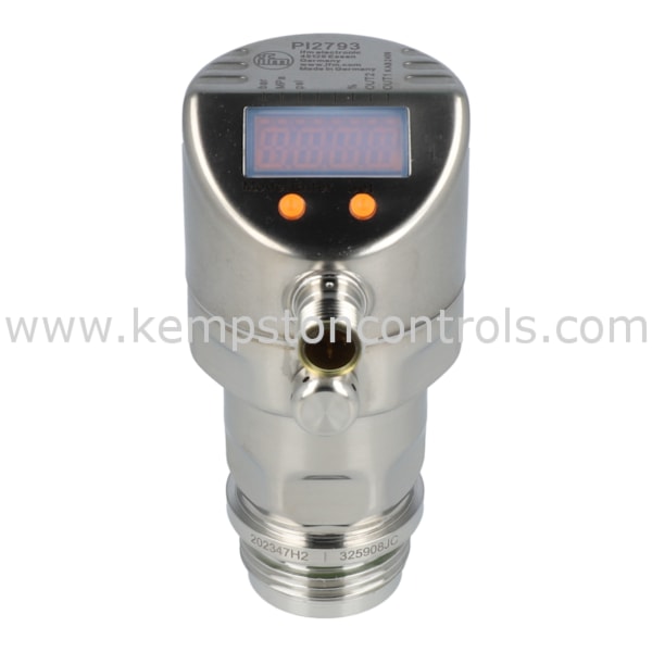 IFM PI2793 IFM FLUSH PRESSURE SENSOR, G1,-1-25 BAR RANGE, 2XPNP/NPN NO ...