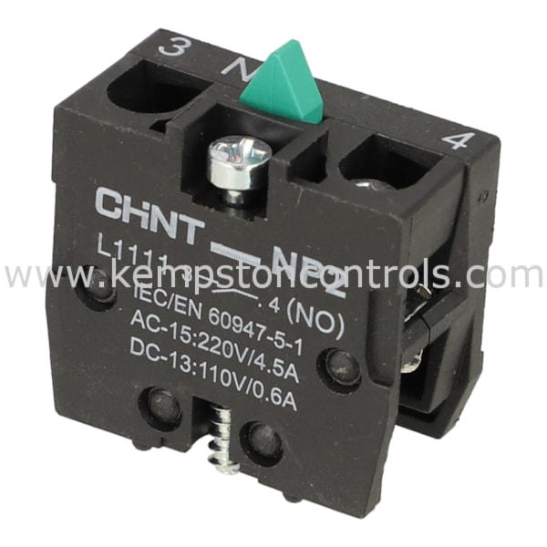 CHINT NP2-L1111 CHINT N/O CONTACT BLOCK | Kempston Controls