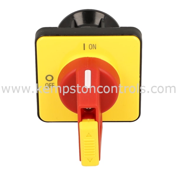 IMO H69-0003 IMO ISOLATOR HANDLE, 48X48MMRED AND YELLOW, FOR 69 ...