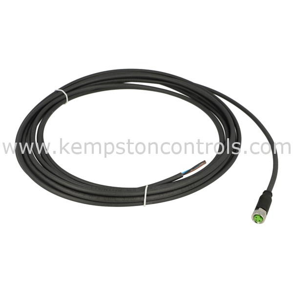 MURR 7000-08041-6300500 MURR M8 FEMALE 0° A-COD. WITH CABLE PUR 3X0.25 ...
