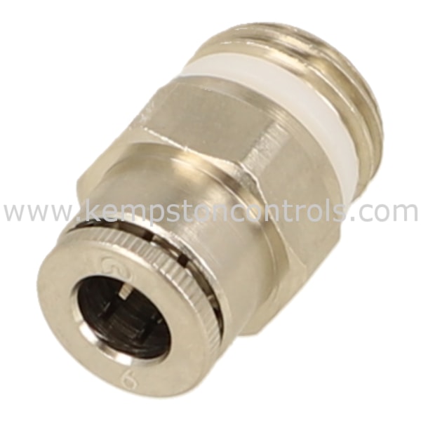 Camozzi S6510 6-1/4 CAMOZZI PUSH IN FITTING, MALE STUD, 6MM TUBE, 1/4 ...