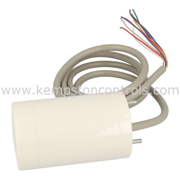 Patlite LR6-02WJNW PATLITE BASE MODULE, OFF-WHITE, 24VDC, 60MM DIA, DIRECT MOUNT, CABLE,IP65 ...