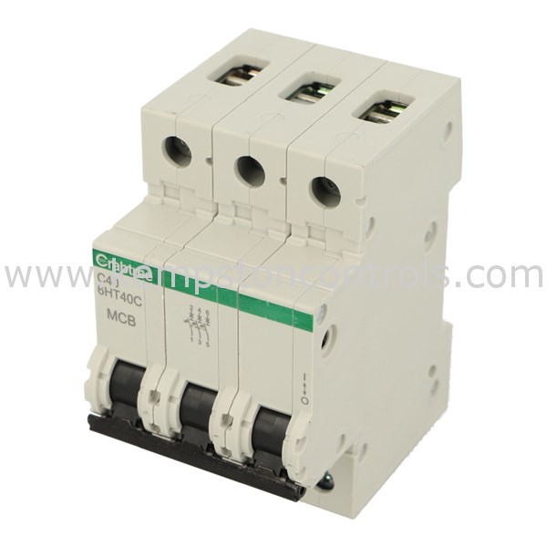 Crabtree 6HT40C CRABTREE MCB C40, 10KA, 3P, MCB, C-CURVE, 10KA, 40A ...