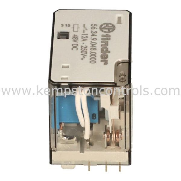 Finder 56.34.9.048.0000 FINDER 56 SERIES PLUG-IN RELAY, 2 CO (DPDT ...