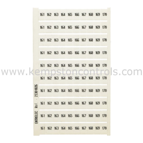 Entrelec 023301826 ENTRELEC TERMINAL BLOCK & STRIP MARKING ACCESSORIES ...
