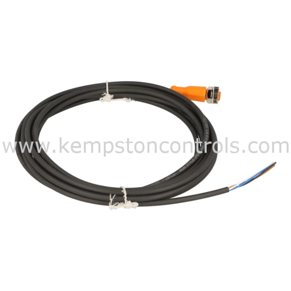 IFM EVC837 IFM CONNECTING CABLE WITH SOCKET, M12 CONNECTOR, 4M PUR ...