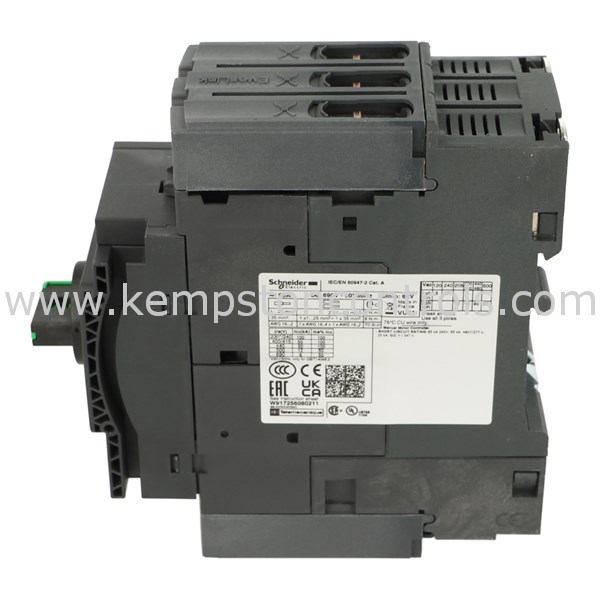 Schneider GV3L65 SCHNEIDER DIN RAIL MOUNT GV3 3 POLE THERMAL CIRCUIT ...