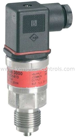 Danfoss 060G1412 DANFOSS PRESSURE TRANSMITTER, 0-10 BAR, 4-20MA, G1/2 MALE CONN, DIN PLUG PG9 ...