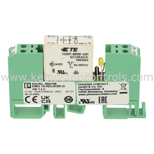 Phoenix 2942108 PHOENIX RELAY MODULE, WITH SOLDERED-IN MINIATURE ...