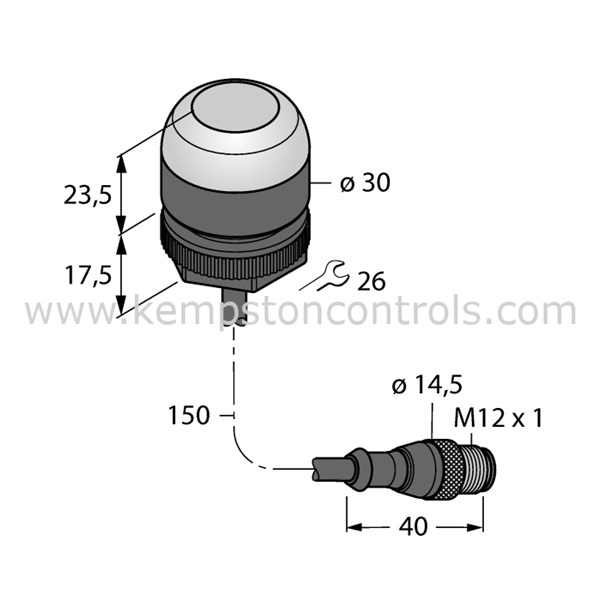 Turck Banner K30APT2GREQP TURCK BANNER CAPACITIVE/PLACEMENT SENSOR, EZ ...