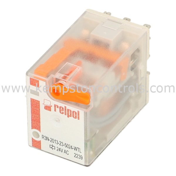 Relpol R3-2013-23-5024-WT RELPOL RELAY, 3CO, IP40, PLUG IN, MECHANICAL ...