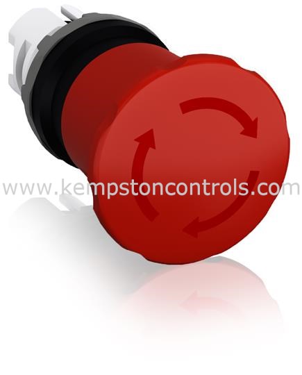 ABB 1SFA611523R1001 MPET4-10R MODULAR EMERGENCY STOP, TWIST RELEASE, MUSHROOM 40MM, RED, NO ...
