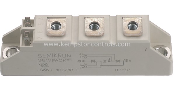 Siemens SKKT106/18E SIEMENS SEMIKRON THYRISTOR MODULE | Kempston Controls