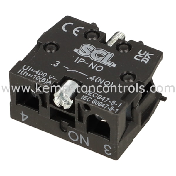 SCL IP-NO SCL 1NO CONTACT BLOCK PANEL MOUNT | Kempston Controls