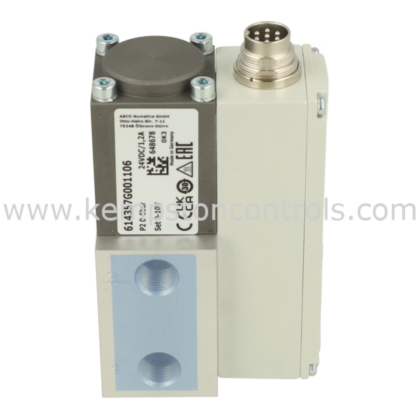 Emerson Asco 614357G001106 ASCO NUMATICS SENTRONIC PLUS. G1/4. NG6. 0-6 BAR. | Kempston Controls