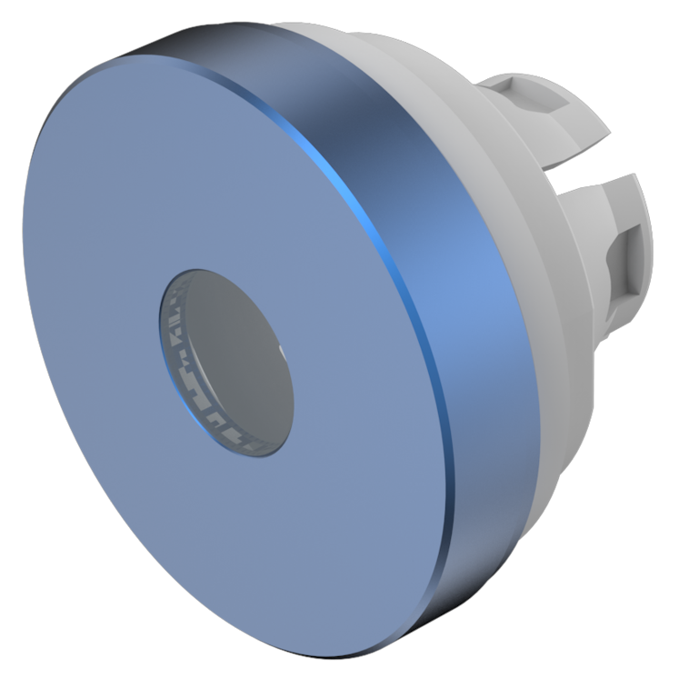 EAO 84-7211.600 EAO LENS WITH WINDOW BLUE D19,7 ALU ANODIZED | Kempston ...