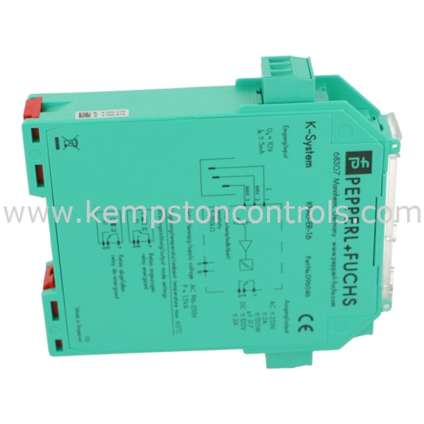 Pepperl + Fuchs KFA6-ER-1.6 P+F TRANSFORMER ISOLATED AMPLIFIER, 1-CHANNEL SIGNAL CONDITIONER ...