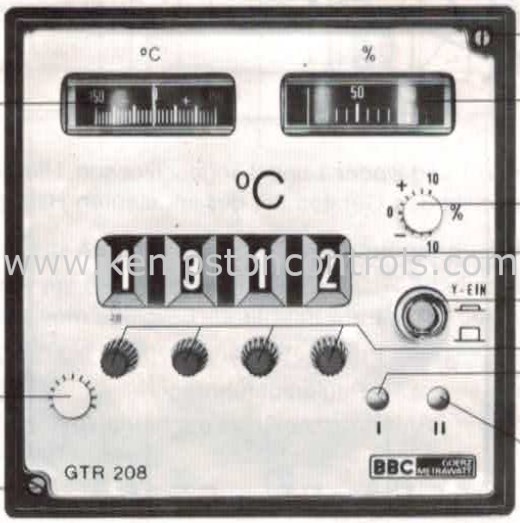 ABB GTR 208 ABB GOERZ METRAWATT TEMPERATURE CONTROLLER, 0-400°C RANGE ...