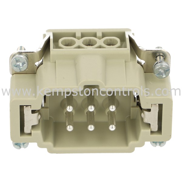 HARTING 0933 006 2601 HARTING HEAVY DUTY CONNECTOR, MALE INSERT, 6+PE ...