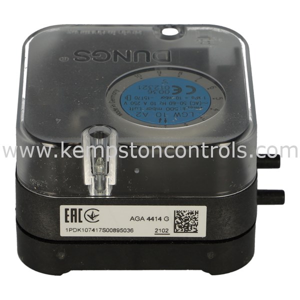 Dungs LGW 10 A2 AG-M-V9 ST-SE DUNGS LGW 10 A2 DIFFERENTIAL AIR PRESSURE SWITCH, HOSE CONN ...