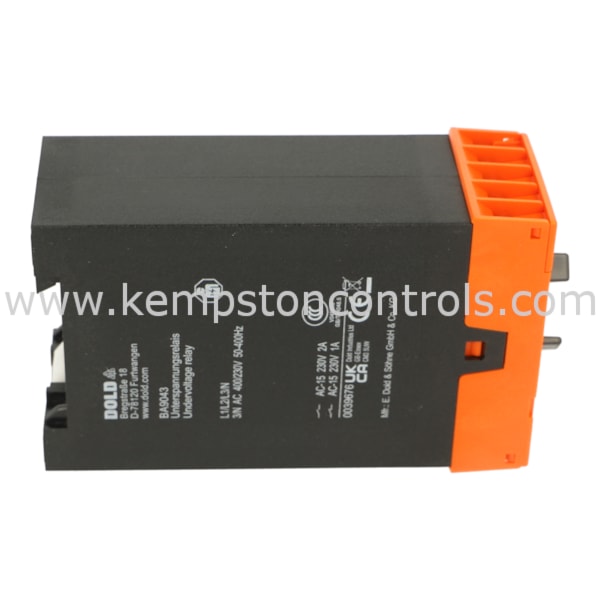 Dold BA9043 3/N AC50-400HZ 230/400V DOLD UNDERVOLTAGE RELAY, 3/N 230 ...