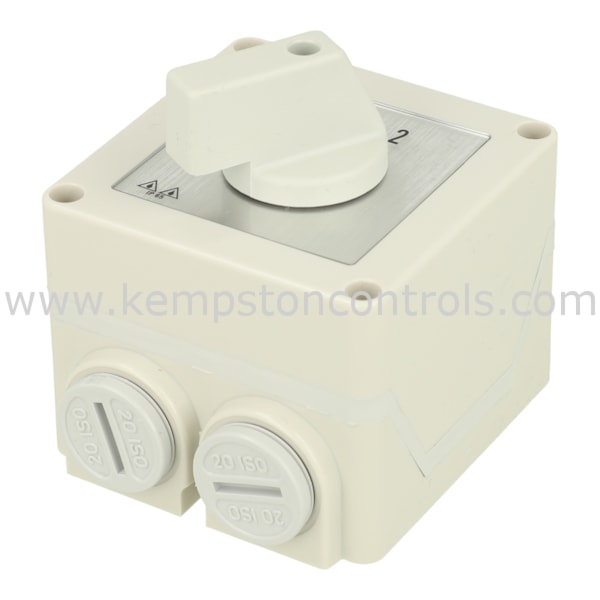 Kraus and Naimer CA10.A221.PF1 KRAUS AND NAIMER 2 POSITION CHANGEOVER SWITCH, 20A, 3 POLE ...