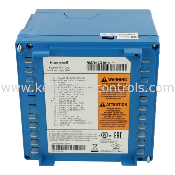 Honeywell ICT RM7840G1014/U HONEYWELL ICT RELAY MODULE BURNER CONTROL ...