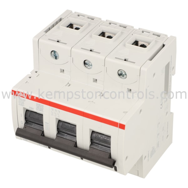 ABB 2CCG001246R0001 ABB MINIATURE CIRCUIT BREAKER, 3 POLE, 125A, D CHARACTERISTIC, 50KA ...