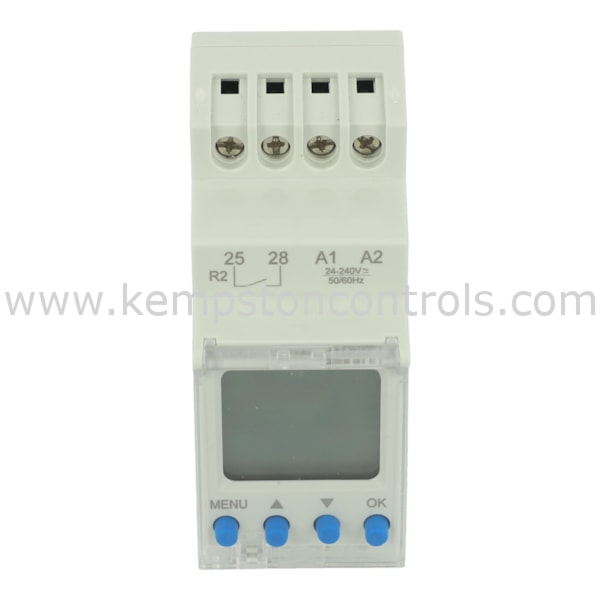 Tempatron TFDRMU TEMPATRON MULTIFUNCTION DIGITAL TIMER, DIN RAIL LCD , 24-240VAC/DC, IP20, 50 ...
