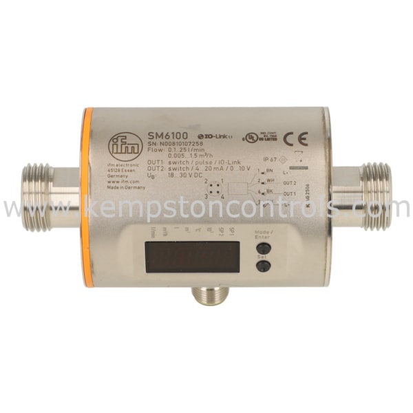 IFM SM6100 IFM SMR12GGXFRKG/US-100 | Kempston Controls