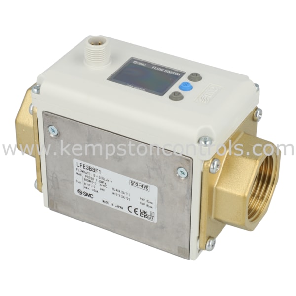 SMC LFE3B8F1 SMC LFE, 3-COLOUR DISPLAY, ELECTROMAGNETIC TYPE DIGITAL FLOW SWITCH | Kempston Controls