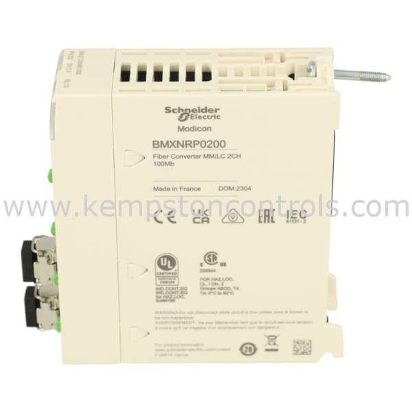 Schneider BMXNRP0200 SCHNEIDER MODICON X80, FIBRE OPTIC REPEATER, MM/LC ...