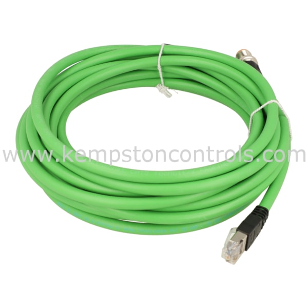 IFM EVC927 IFM ETHERNET CONNECTION CABLE 5M, PUR, TPU, BLACK, M12 ...