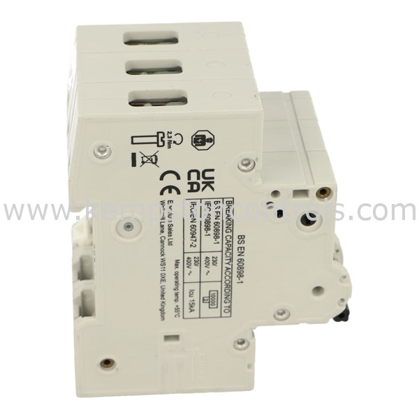 Crabtree 6HT40C CRABTREE MCB C40, 10KA, 3P, MCB, C-CURVE, 10KA, 40A ...