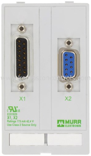 MURR 4000-68000-0300000 MURR MODLINK MSDD DATA INSERT 1XSUB-D9 FEMALE/MALE + 1XSUB-D15 FEMALE ...