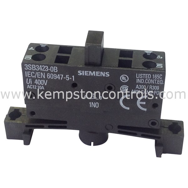 Siemens 3SB3423-0B SIEMENS COMPONENT FOR ENCLOSURE, 22MM CONTACT BLOCK ...