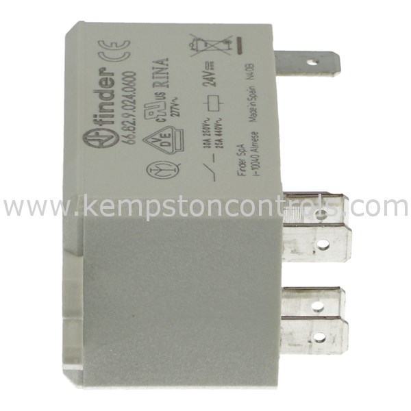 Finder 66.82.9.024.0600 FINDER NON-LATCHING RELAY 24VDC | Kempston Controls
