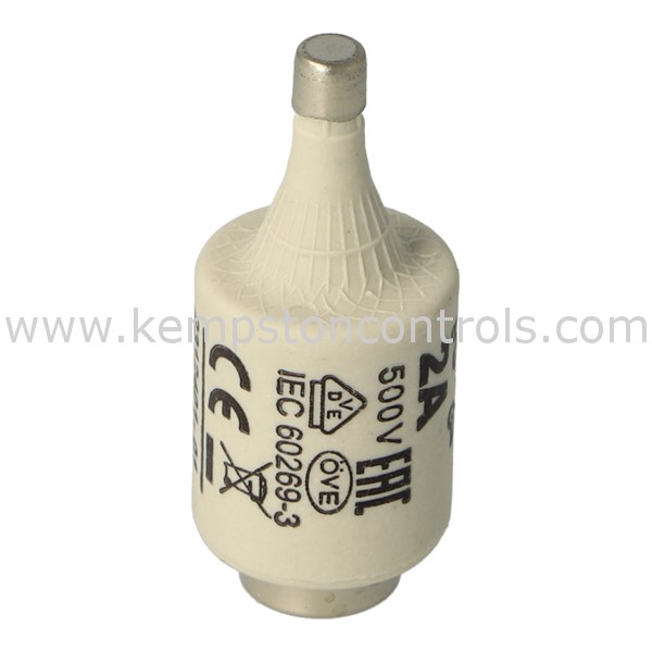 ETI DII/2A/GL ETI DII (E27) 2A GL BOTTLE FUSE 500V | Kempston Controls
