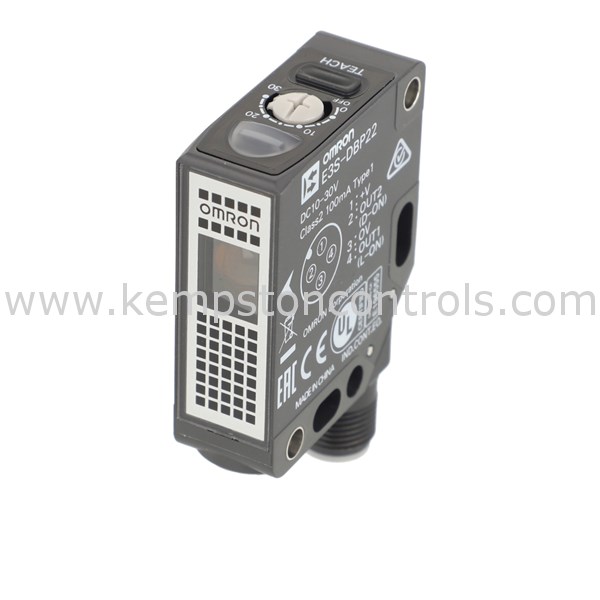 Omron E3S-DBP22 OMRON PHOTOELECTRIC SENSOR, RECTANGULAR SHAPE, RED LED, 0.7M, PNP, ANTIVALENT ...