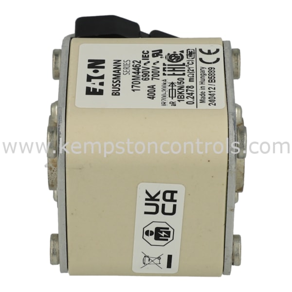 Bussmann 170M4462 BUSSMANN SQUARE BODY FLUSH END CONTACT, 690V/700V, 40 ...
