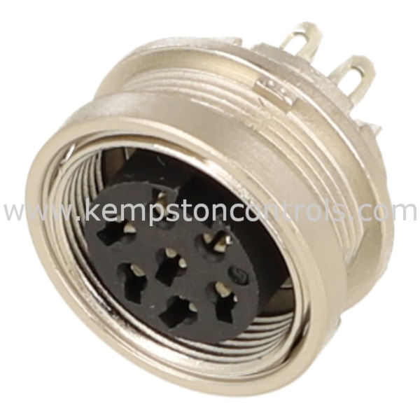 Binder 09-0328-80-07 BINDER M16 FEMALE PANEL MOUNT CONNECTOR, CONTACTS ...