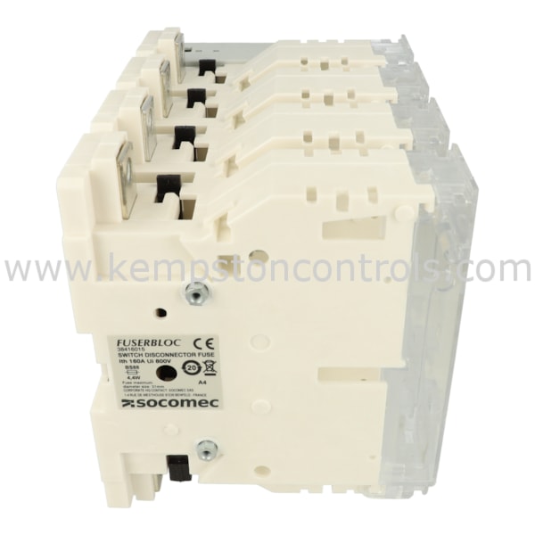 Socomec 38416015 SOCOMEC FUSERBLOC SWITCH DISCONNECT, 160A, 4 POLES, A4 ...