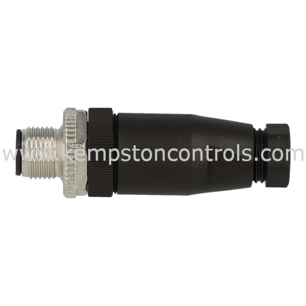 MURR 7000-12721-0000000 MURR CONNECTOR, M12 MALE 0° WIREABLE SCREW TERM ...