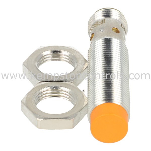 IFM IFS205 INDUCTIVE SENSOR, 7MM RANGE, 10-30VDC, NON-FLUSH MOUNTABLE, PNP, NO, M12X1 CONNECTOR ...