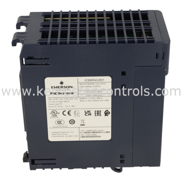 GE Fanuc IC695NIU001 GE FANUC RX3I NIU WITH 2 SERIAL PORTS & 20K OF ...