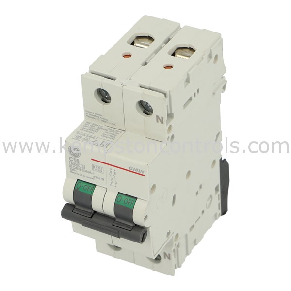 GE G101NC16 GE G100 1P+N 16A C CURVE /012 GE EXP | Kempston Controls