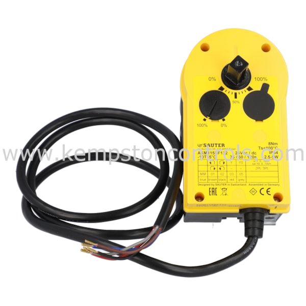 SAUTER AKM115SF132 SAUTER 8NM ROTARY DRIVE FOR BALL VALVE, 24V, 0-10V ...
